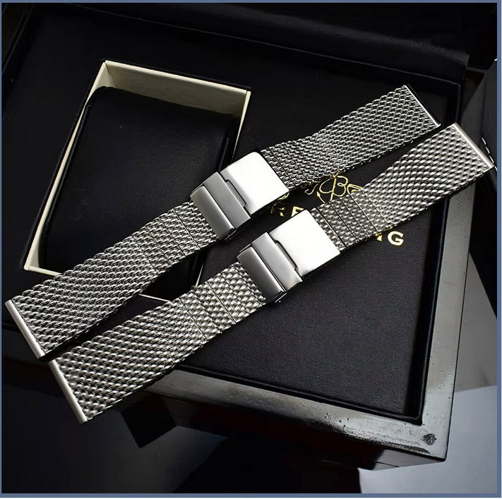 Ultimate Steel Mesh Strap for Breitling Watches 20mm 22mm 24mm ...