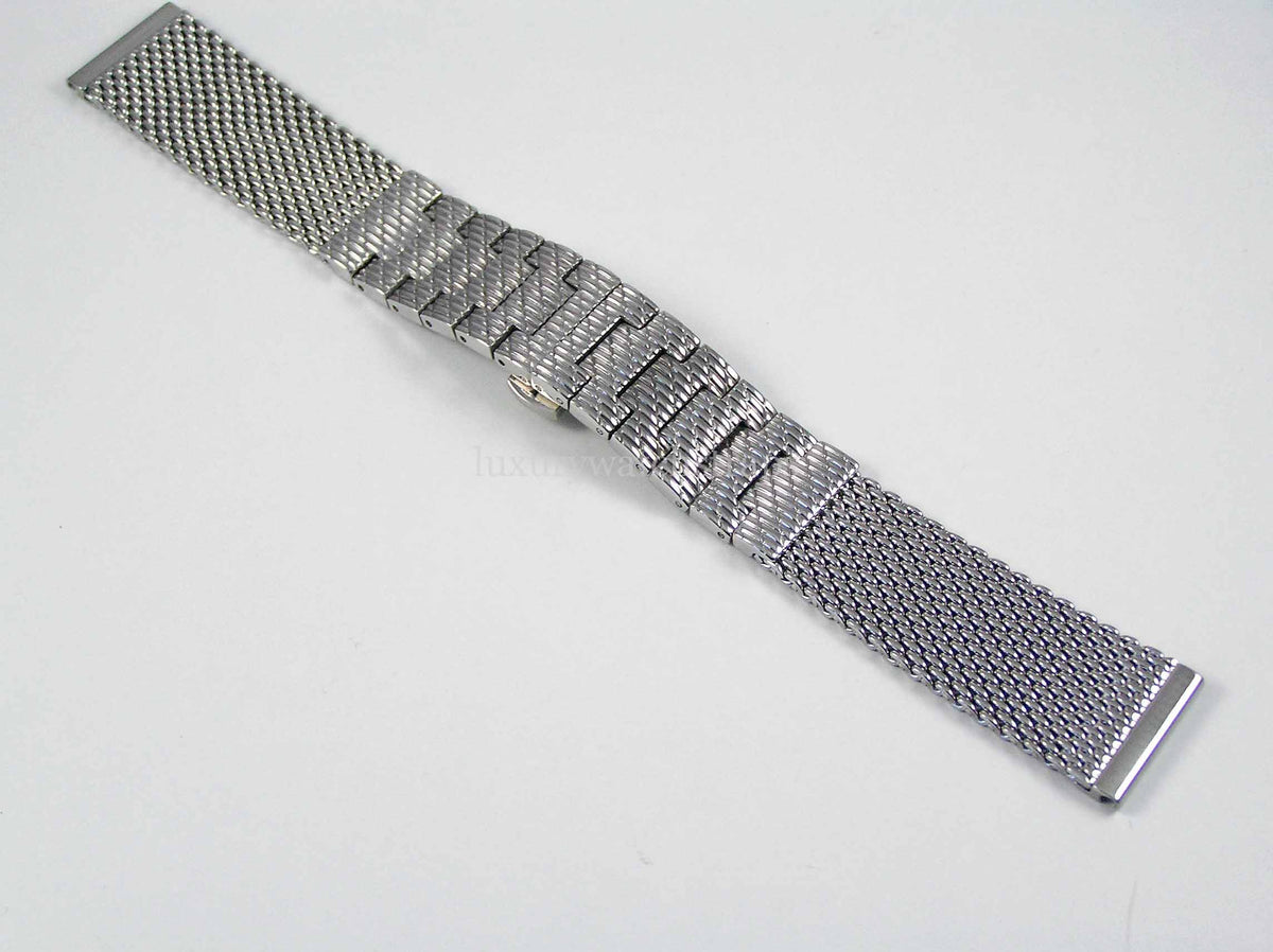 Steel mesh strap for Breitling watch 22mm 23mm - LuxuryWatchStraps ...